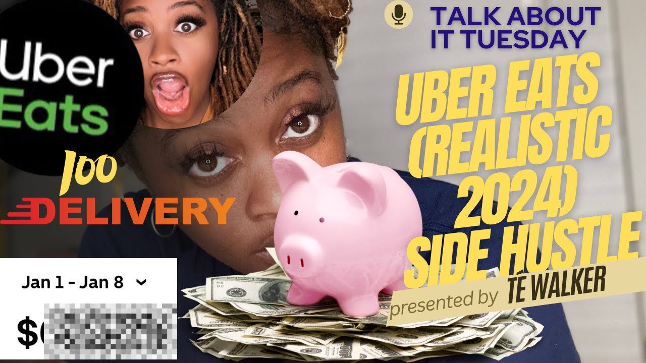 UBER EATS 2024 SIDE HUSTLE | 100 ORDERS | EARNINGS REVEAL | TALK ABOUT ...