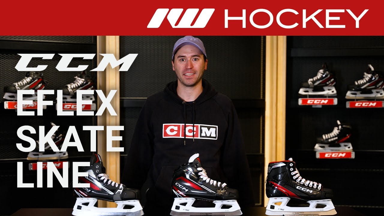 CCM Extreme Flex Goalie Skate Line Insight - YouTube