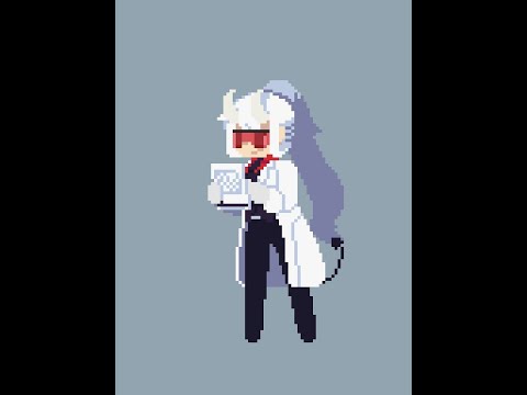 Helltaker loremaster pixel art - YouTube