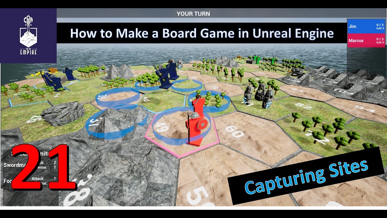How to Make a HexTile Board Game in UE5 Part 21 Capturing Sacred Sites ...