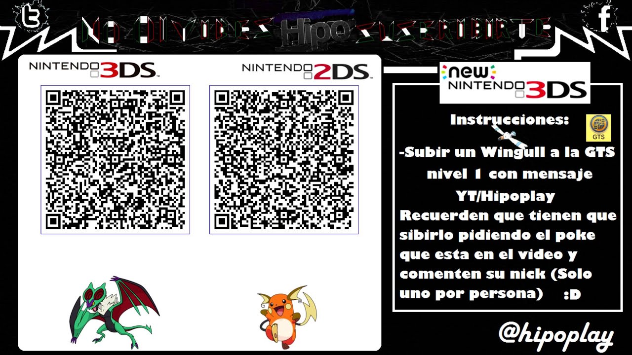 [Terminado] Code qr Noivern & Raichu Shinys Competitivos | Pokemon XY ...