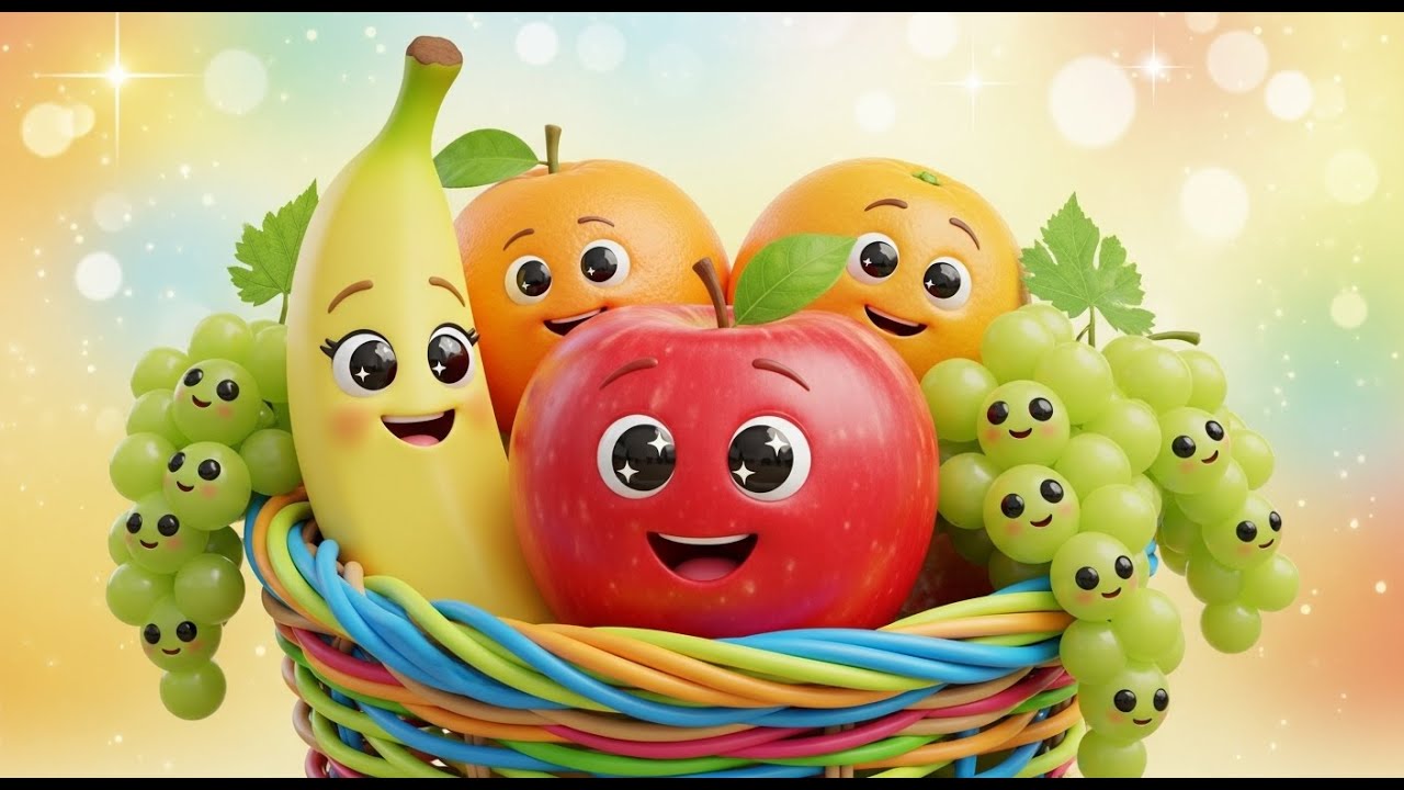 Learn Colors with Juicy Fruits 🍎🍌 | Fun Preschool Learning | Colors for ...