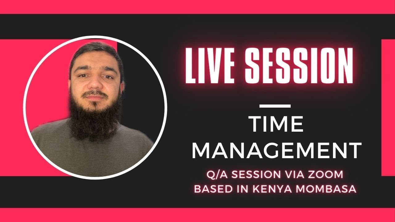 Q&A session After Time Management Course via zoom base in Kenya Mombasa ...