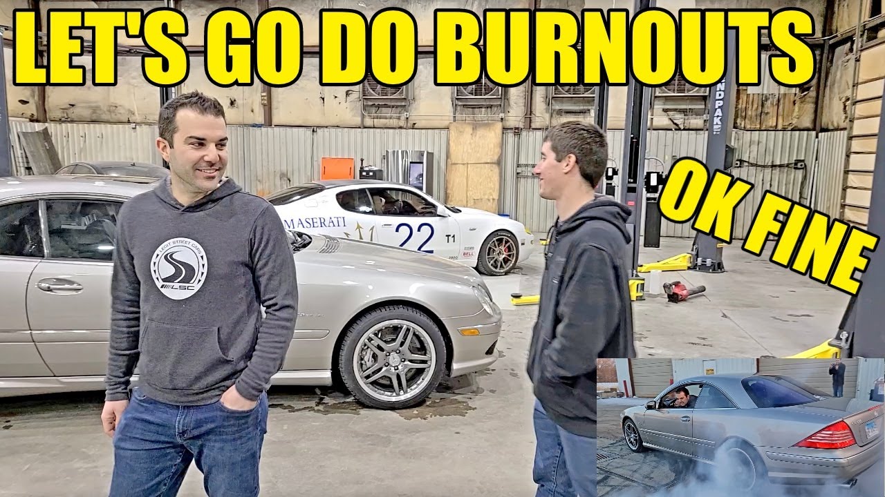 Touring The Biggest Automotive Shop On YouTube & Weak CL65 AMG Burnouts ...