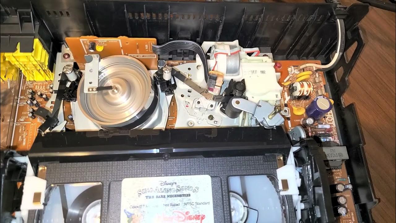 VHS working in a VCR - YouTube