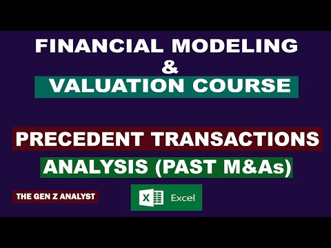 Precedent Transactions Analysis (Past M&As) | Financial Modeling and ...