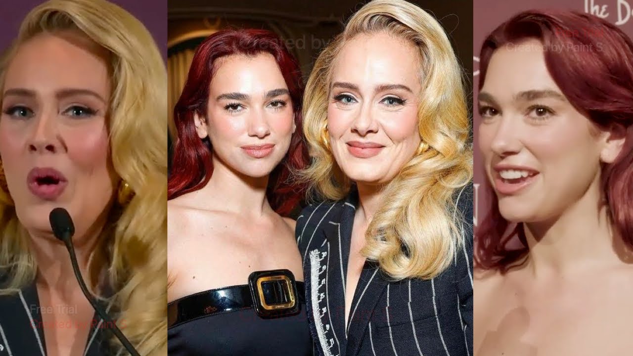 Adele 'Starstruck' Meeting Dua Lipa - YouTube