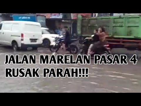 Jalan Marelan Raya Pasar 4 Rusak Parah Dan Dikala Hujan Sangat ...