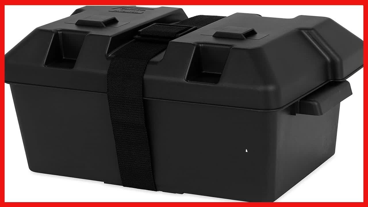 Camco Heavy Duty Battery Box with Straps and Hardware - Group 24 ...