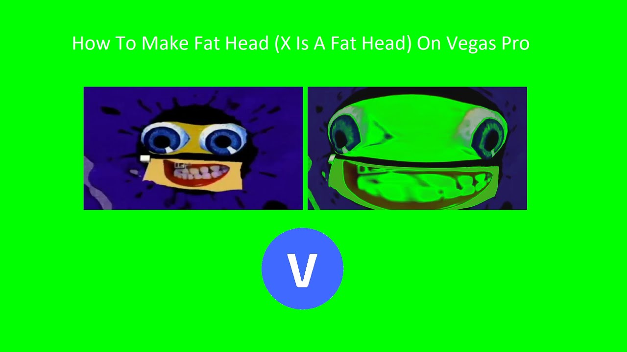 How To Make Fat Head Effect (X Is A Fat Head) On Vegas Pro - YouTube
