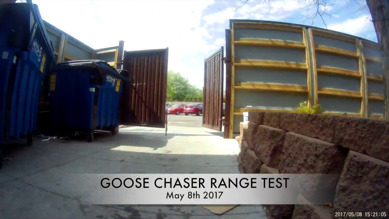 Goose Chaser Range Test - YouTube