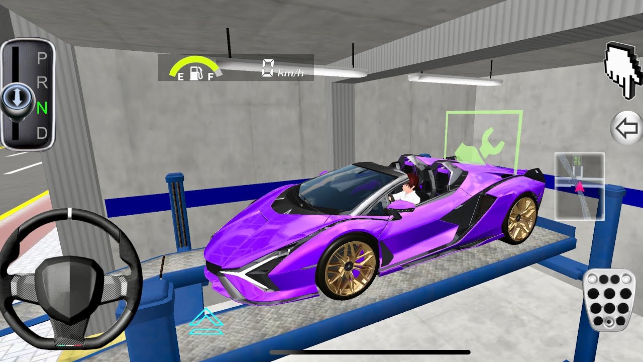 New Purple Sports Car For Parking - 3d Driving Class android game ...