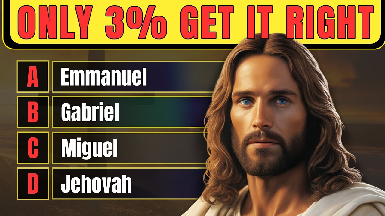 25 BIBLE QUESTIONS TO TEST YOUR BIBLE KNOWLEDGE - Special Jesus Christ ...