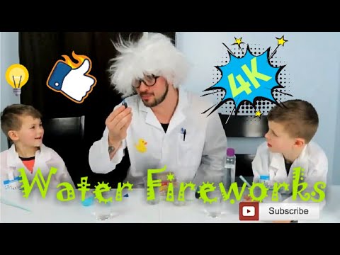 Water Fireworks-Science Experiment in 4K Feat. Professor Rubber Ducky ...