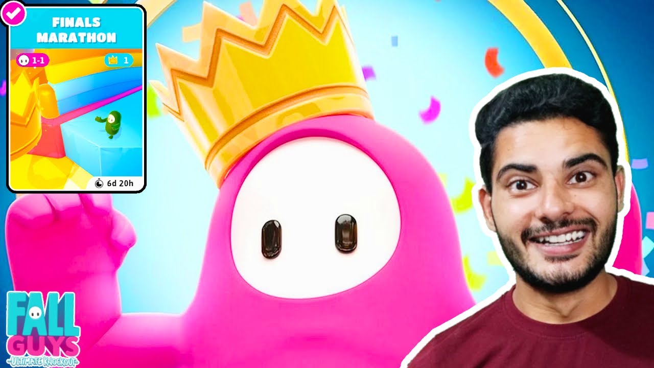 Winning One More Crown in Fall Guys - FINALY MARATHON🥳 - YouTube