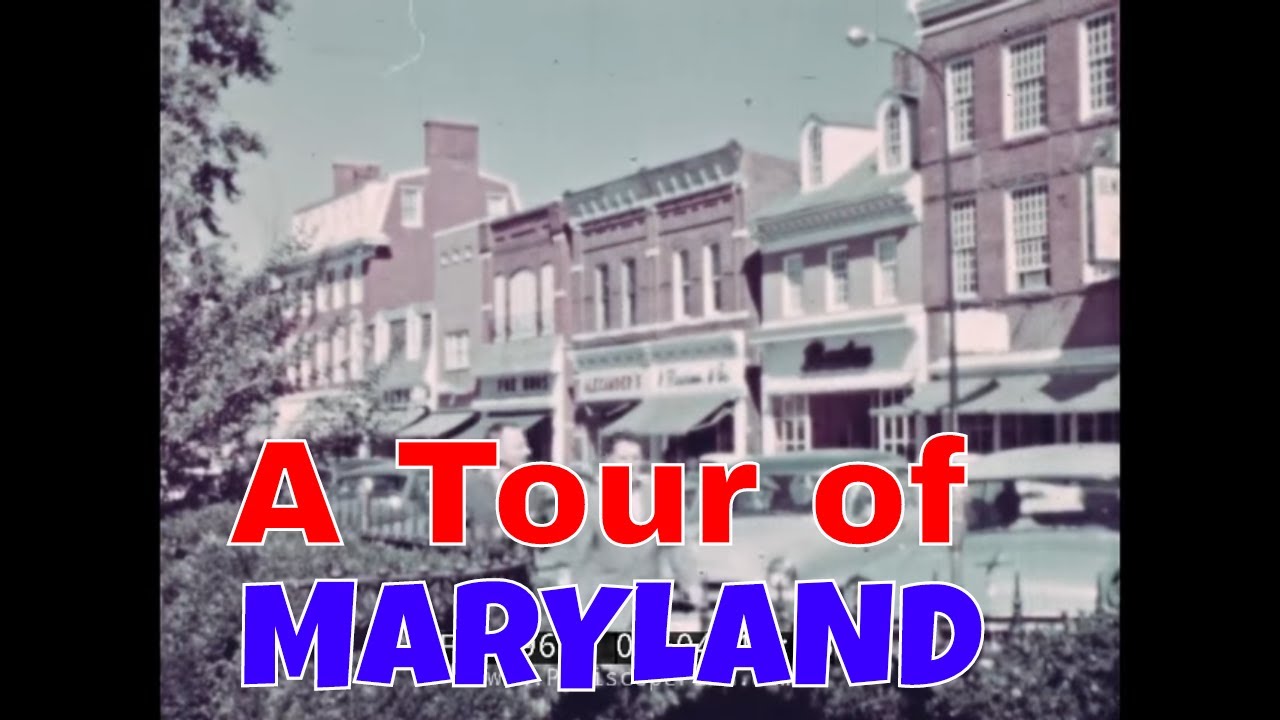 1960s TOUR OF MARYLAND EASTON, BALTIMORE, HAGERSTOWN & ANNAPOLIS OCEAN ...