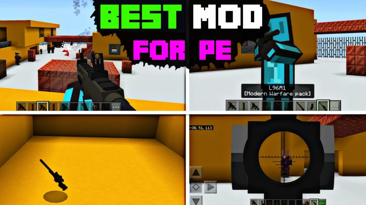 Best Gun Mod For Minecraft Pe Like Chapati Hindustani Gamer | Gun Mod ...