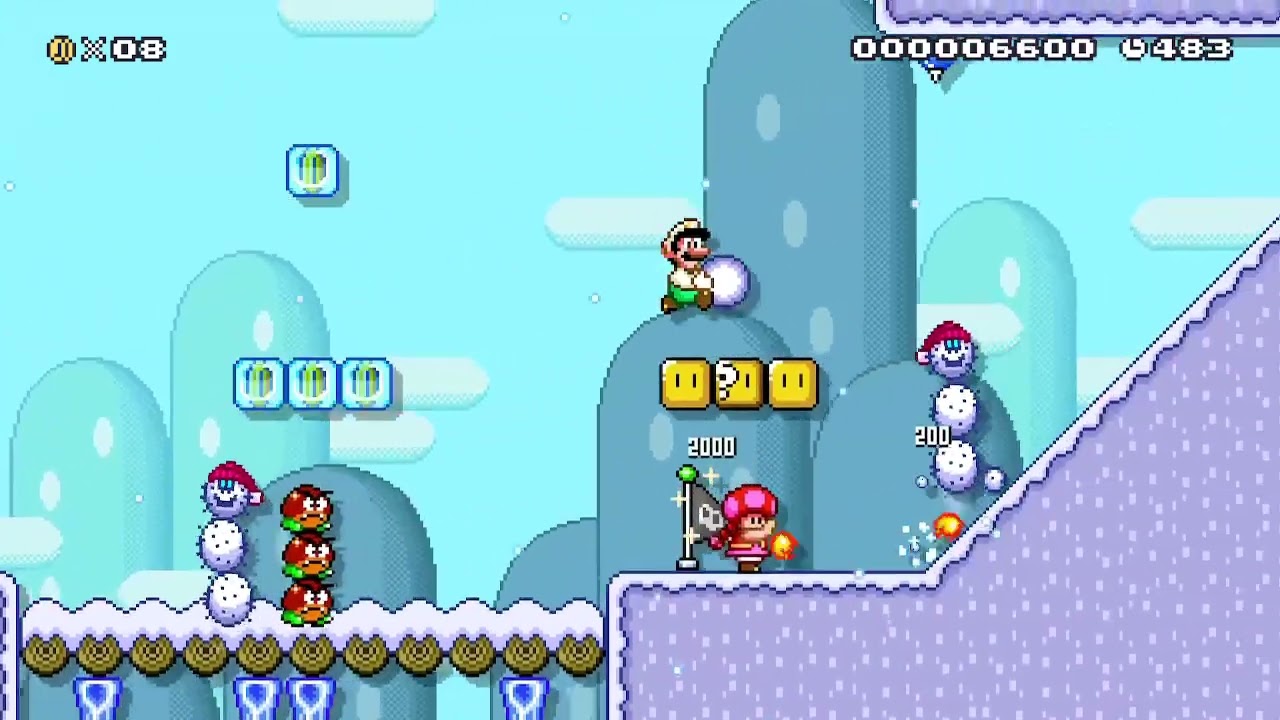 Super Mario Maker 2 - Multiplayer Co-OP Assuming #1 S1 - YouTube