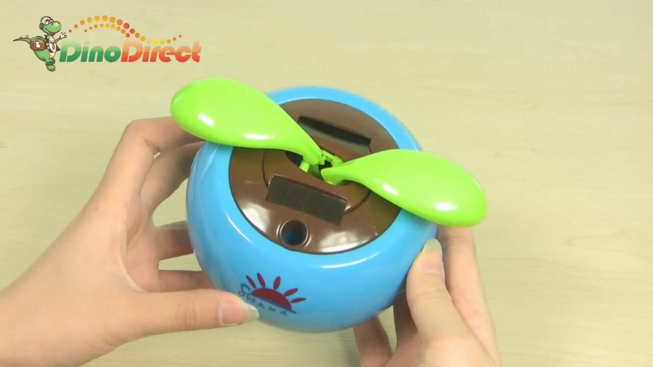 Apple Flower Solar Powered Decoration Flip Flap Toy - dinodirect - YouTube