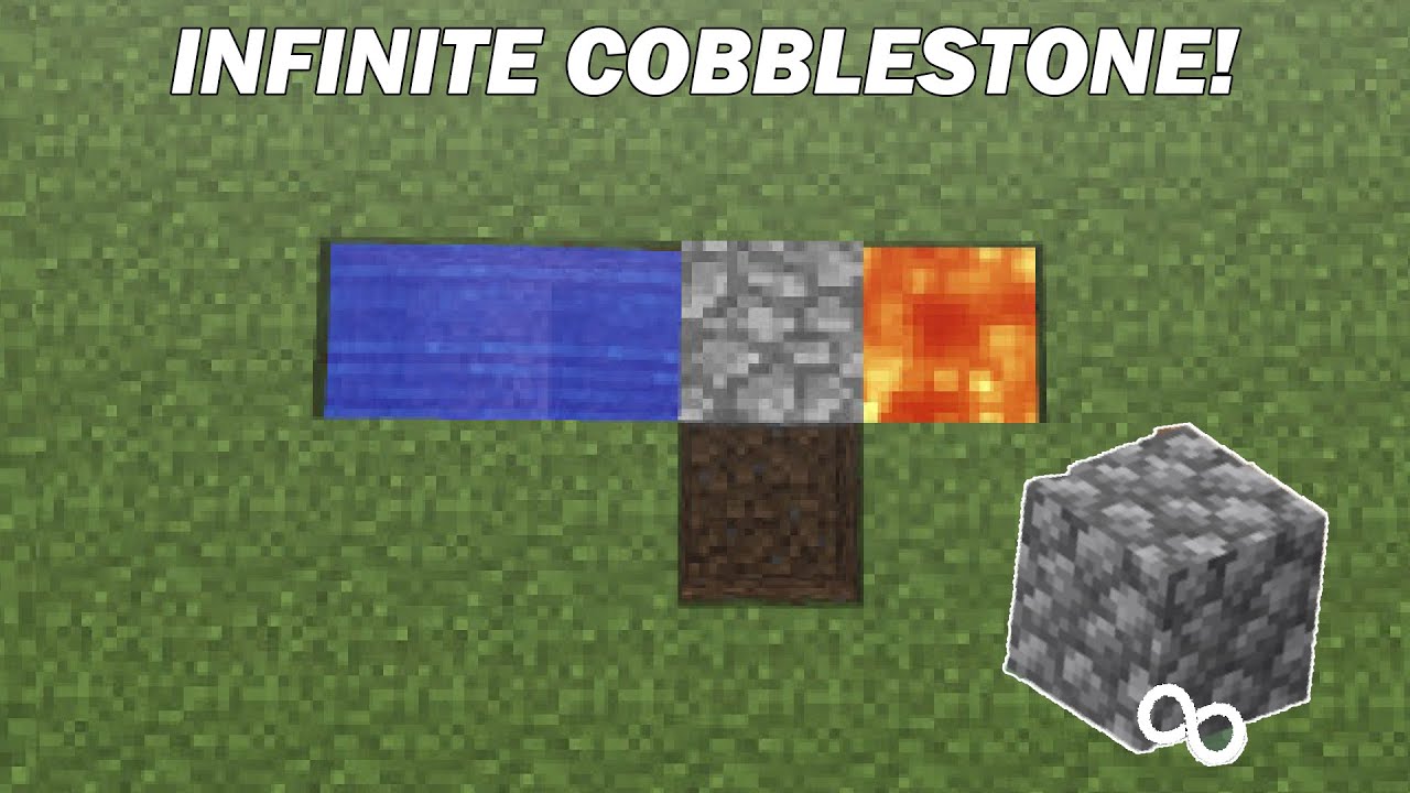 How to Build a Cobblestone Generator in Minecraft! - YouTube