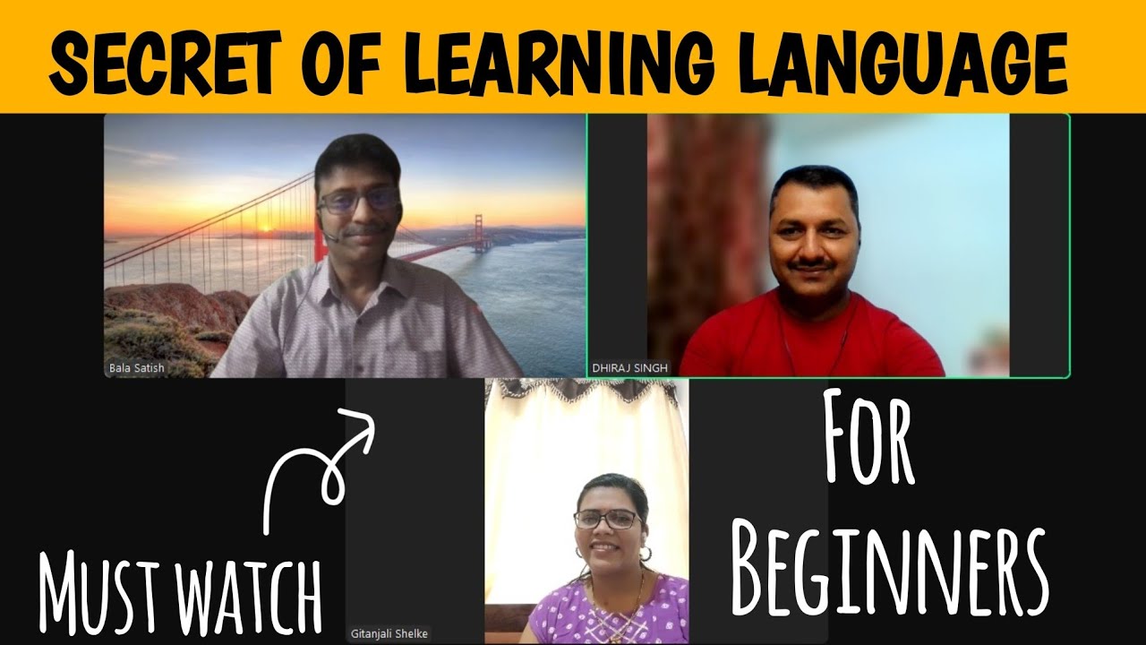 SECRET OF LEARNING LANGUAGE - YouTube