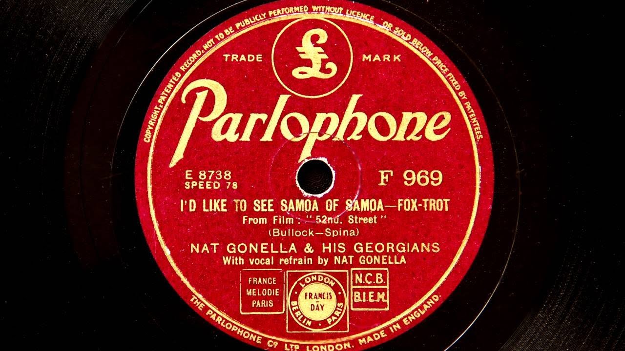 Nat Gonella and His Georgians - I'd Like to See Samoa of Samoa (1937 ...
