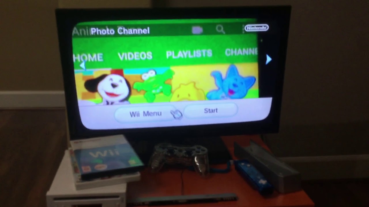 Photo channel wii menu animals tune dance - YouTube