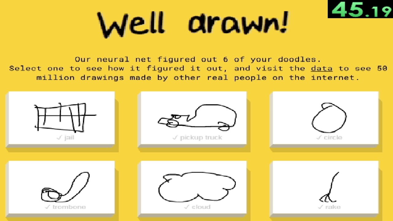 GOOGLE QUICK, DRAW! ANY% SPEEDRUN [0:45] - YouTube