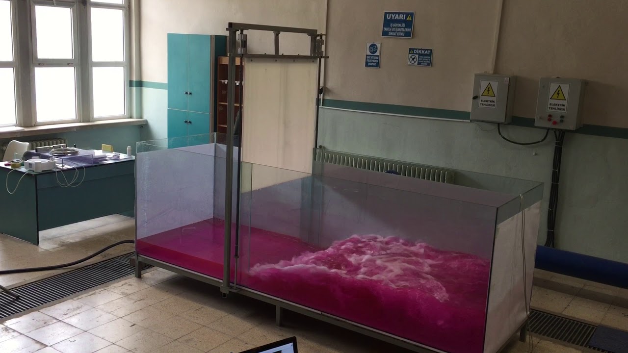 Experimental study of dam-break flow - YouTube