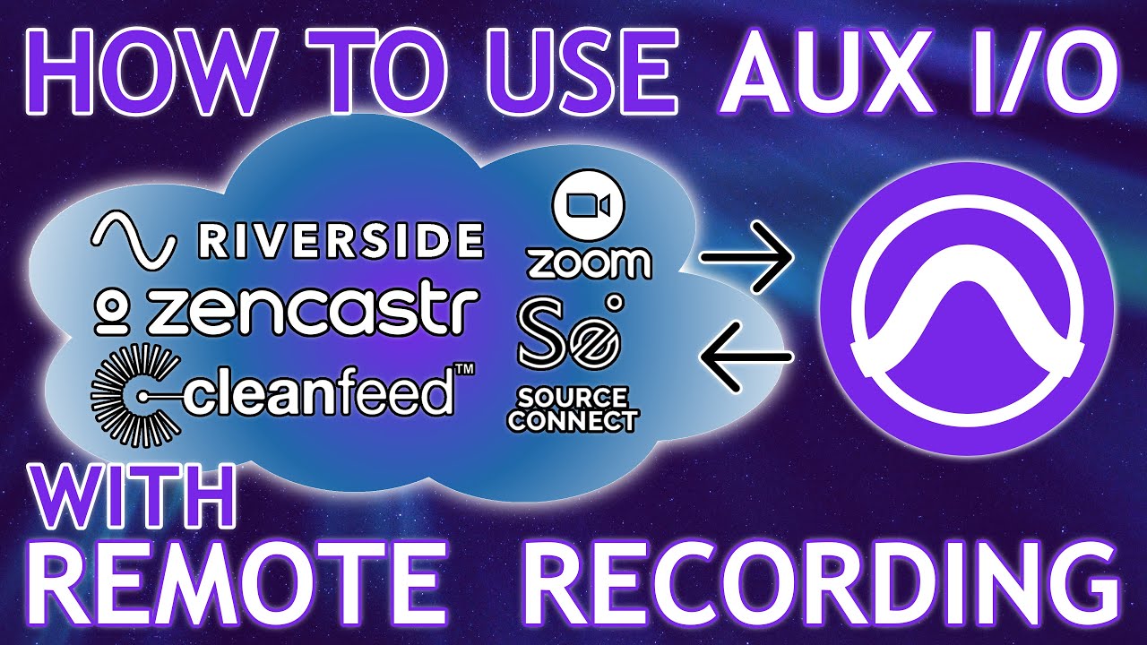 How to Remote Record in Pro Tools with Aux I/O - YouTube