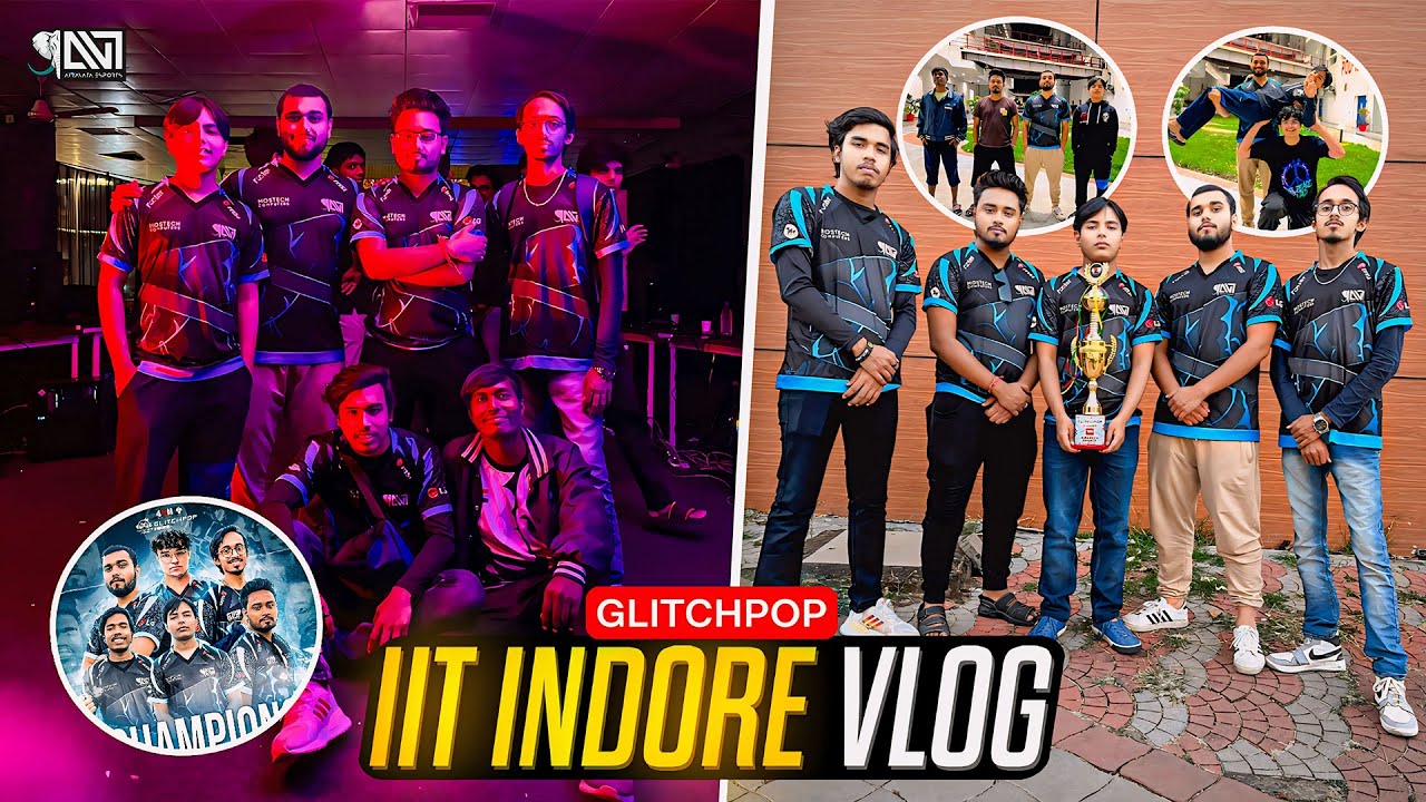 IIT Indore Valorant Lan Vlog | Glitchpop Tech Fest 2024 - YouTube
