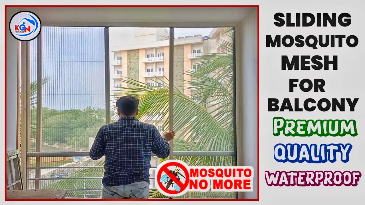 Sliding Mosquito Mesh For Balcony, Waterproof, 📞 7676696786 KGN ...