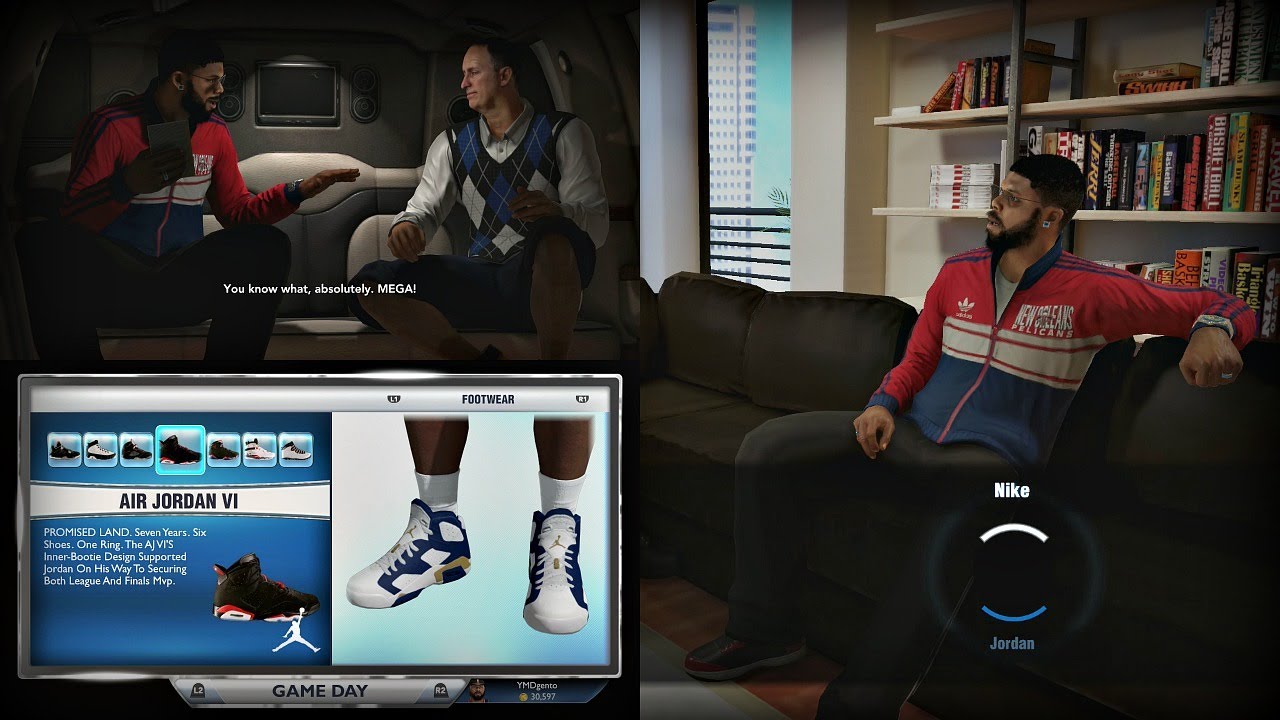 NBA 2K14 Next Gen MyCAREER - MEGA Nike or Jordan Endorsement! PS4 - YouTube