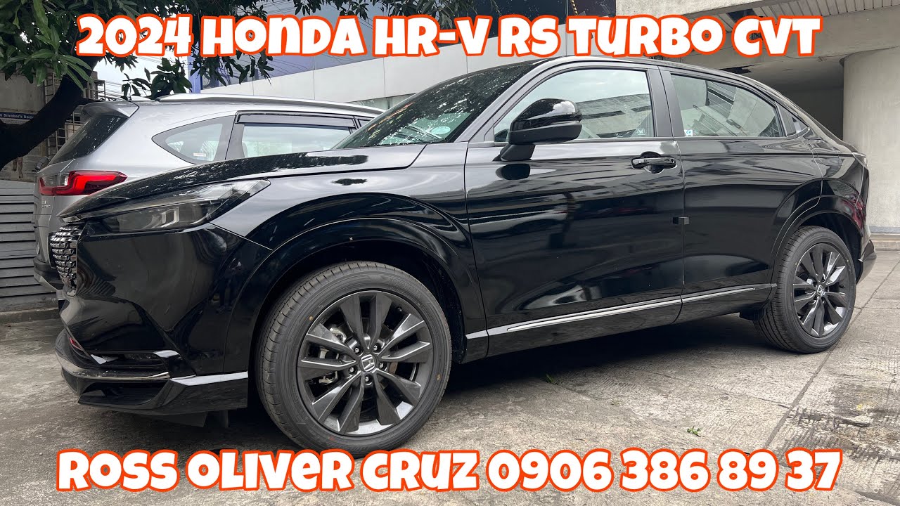 2024 Honda HR-V RS Turbo CVT (Crystal Black Pearl) - YouTube
