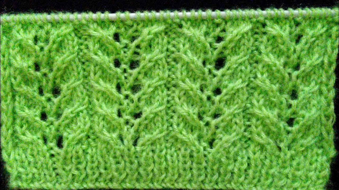 4 Rows repeat knitting pattern for cardigan, Jacket, sweater. - YouTube