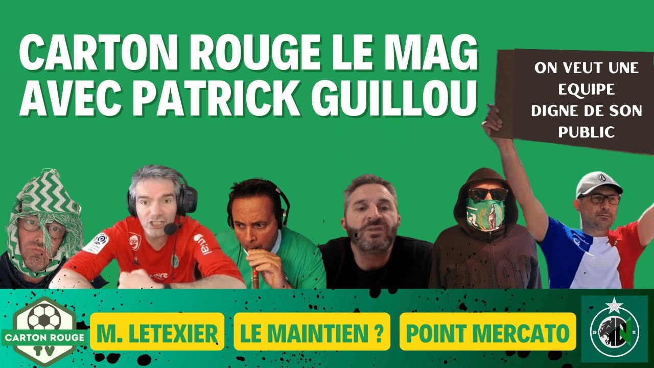 CARTON ROUGE le MAG 🟢 Toute l'actu de l'ASSE ! - YouTube
