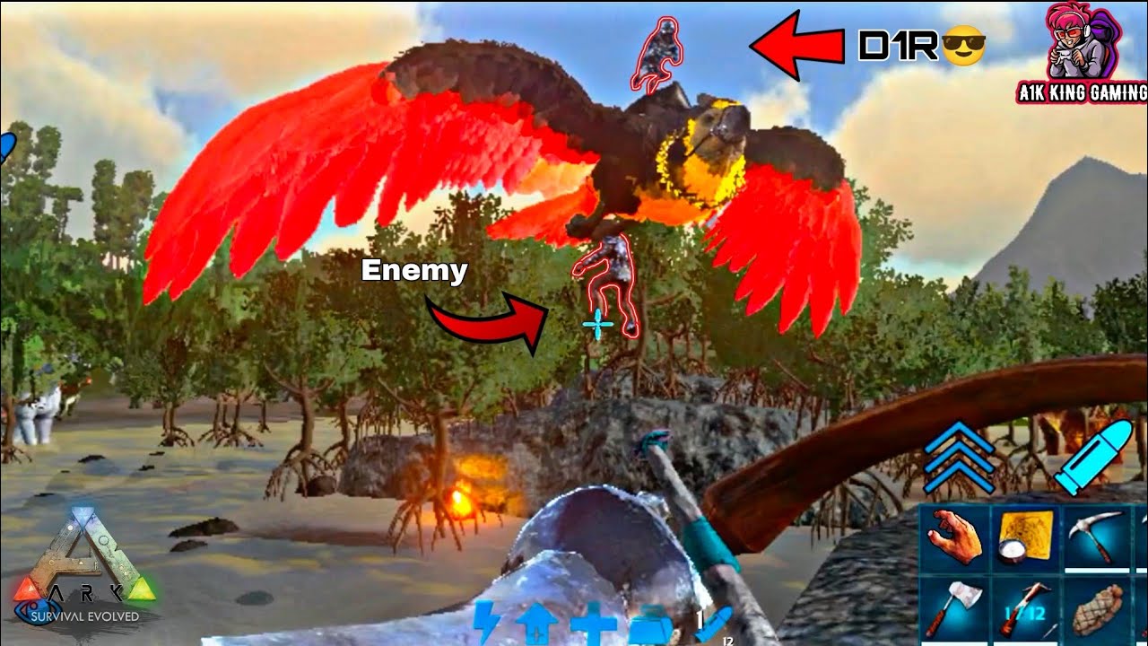 ARK MOBILE PVP / FERASH START 2 SMALL BASE RAID AND ME ENEMY KILL - YouTube