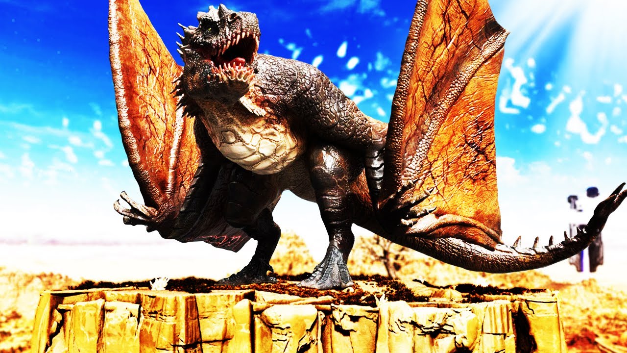 The Ark DRAGON EXPERIENCE That's Basically It's Own Game.. | Ark ...