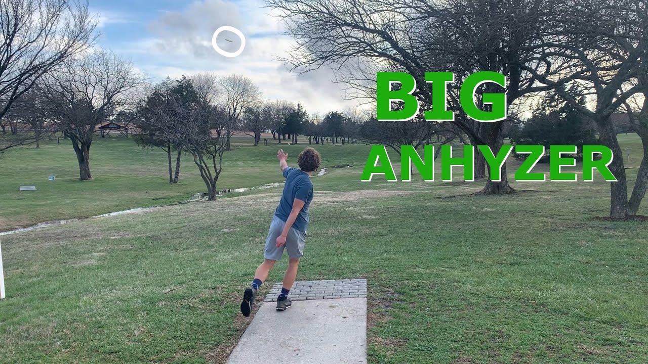 ONLY THROWING WITH ANHYZER (match play round) - YouTube