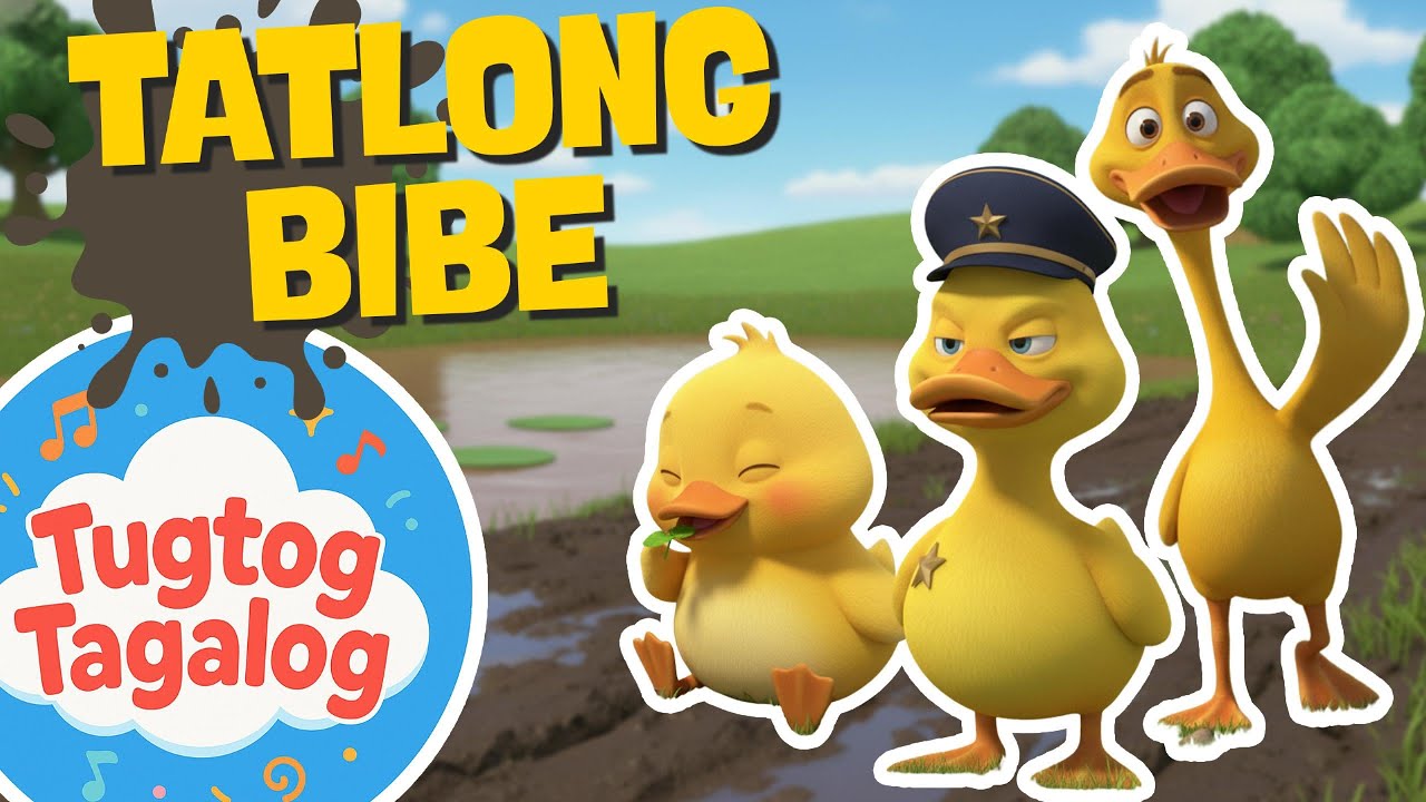 Tatlong Bibe 🐥 | Masayang Tagalog Nursery Rhyme for Kids - YouTube