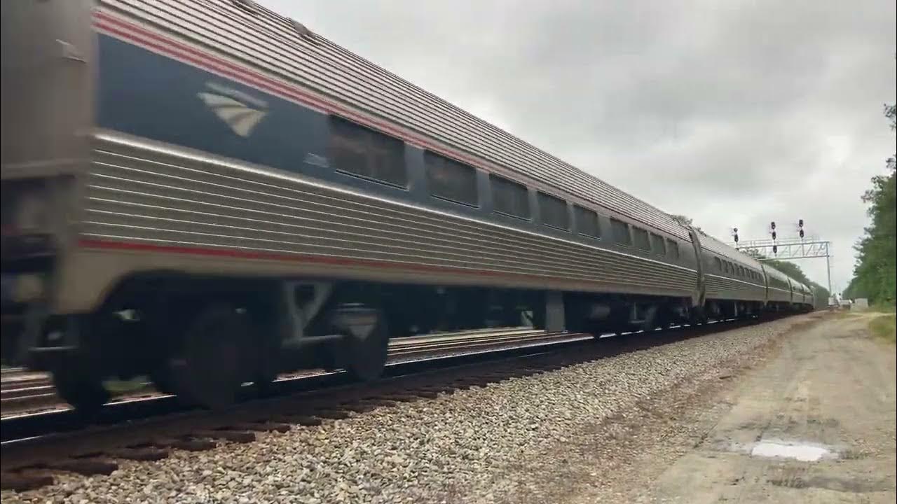 Amtrak P089 SB Engine 192 - YouTube