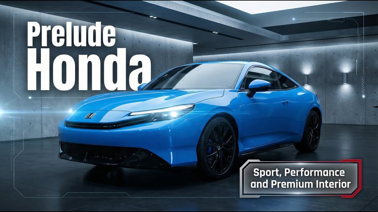 The New Honda Prelude Brings Sporty Design and High Performance! [Full ...