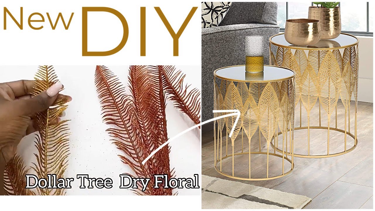 DIY DOLLAR TREE Nesting Tables| DOLLAR TREE UPGRADES! High End Looks ...