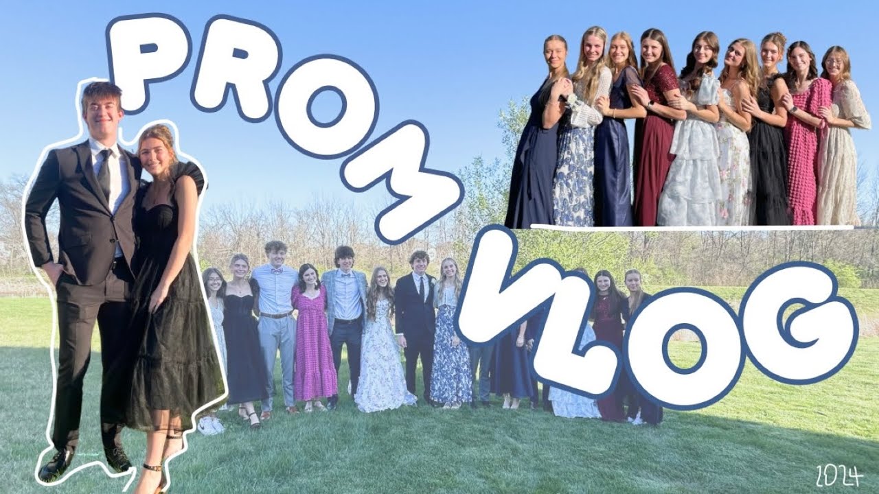 PROM grwm + vlog 2024 | mini vlog 02 (church prom) - YouTube