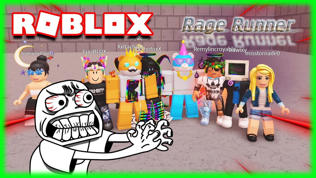 RAGE RUNNER AVEC LES ABONNES | Roblox Rage Runner - YouTube