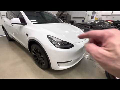 Tesla Model Y perfect Clear Bra Installation - YouTube
