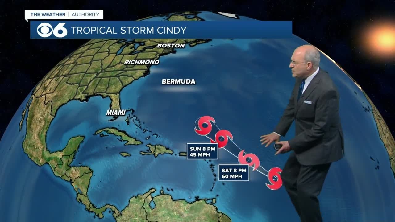Tracking the Tropics: Friday update on Tropical Storm Cindy - YouTube