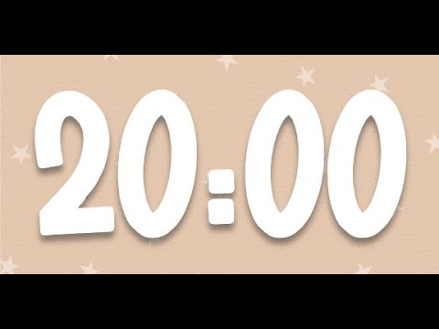 20 Minute Classroom Timer | Neutral Classroom Timer - YouTube