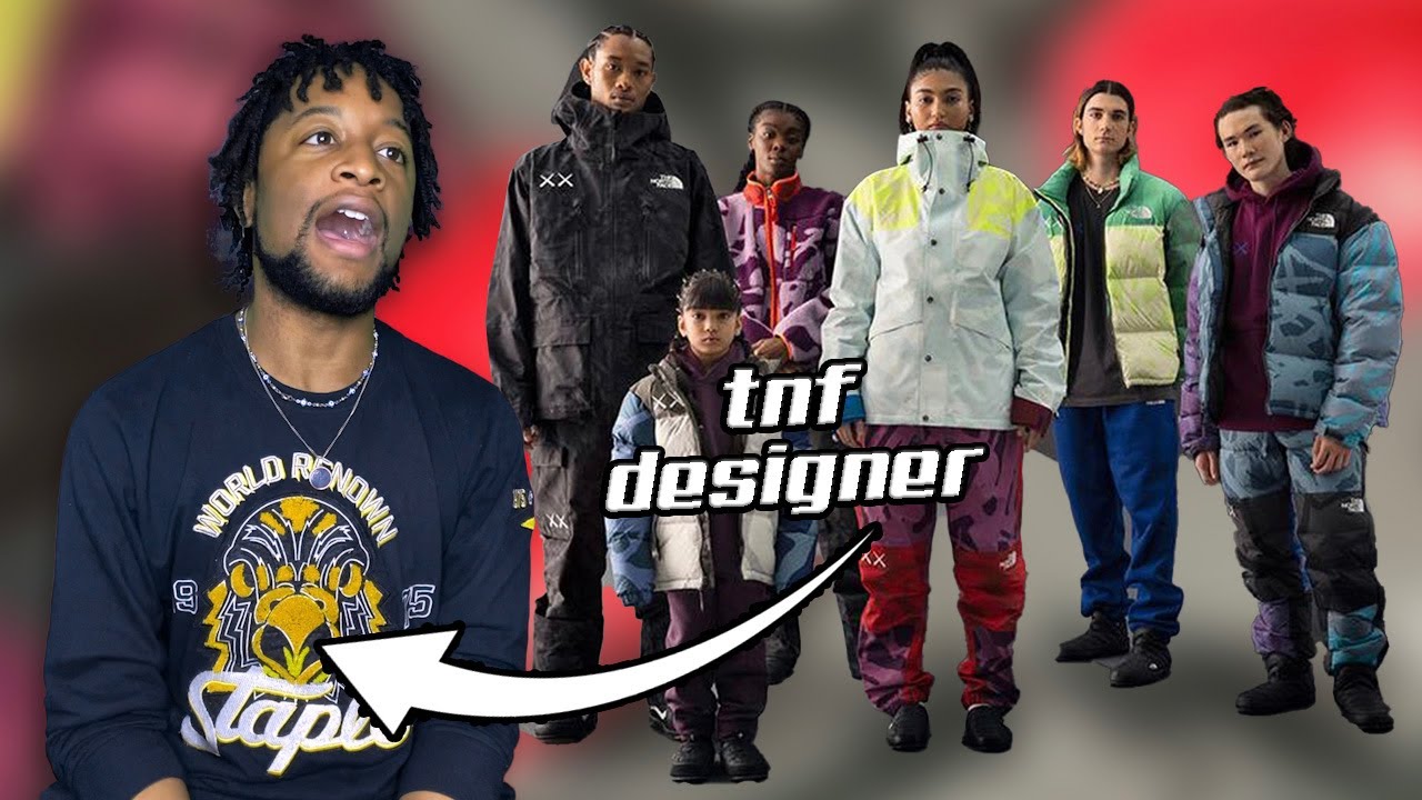TNF Designer Reacts to TNF x KAWS XX Collab - YouTube