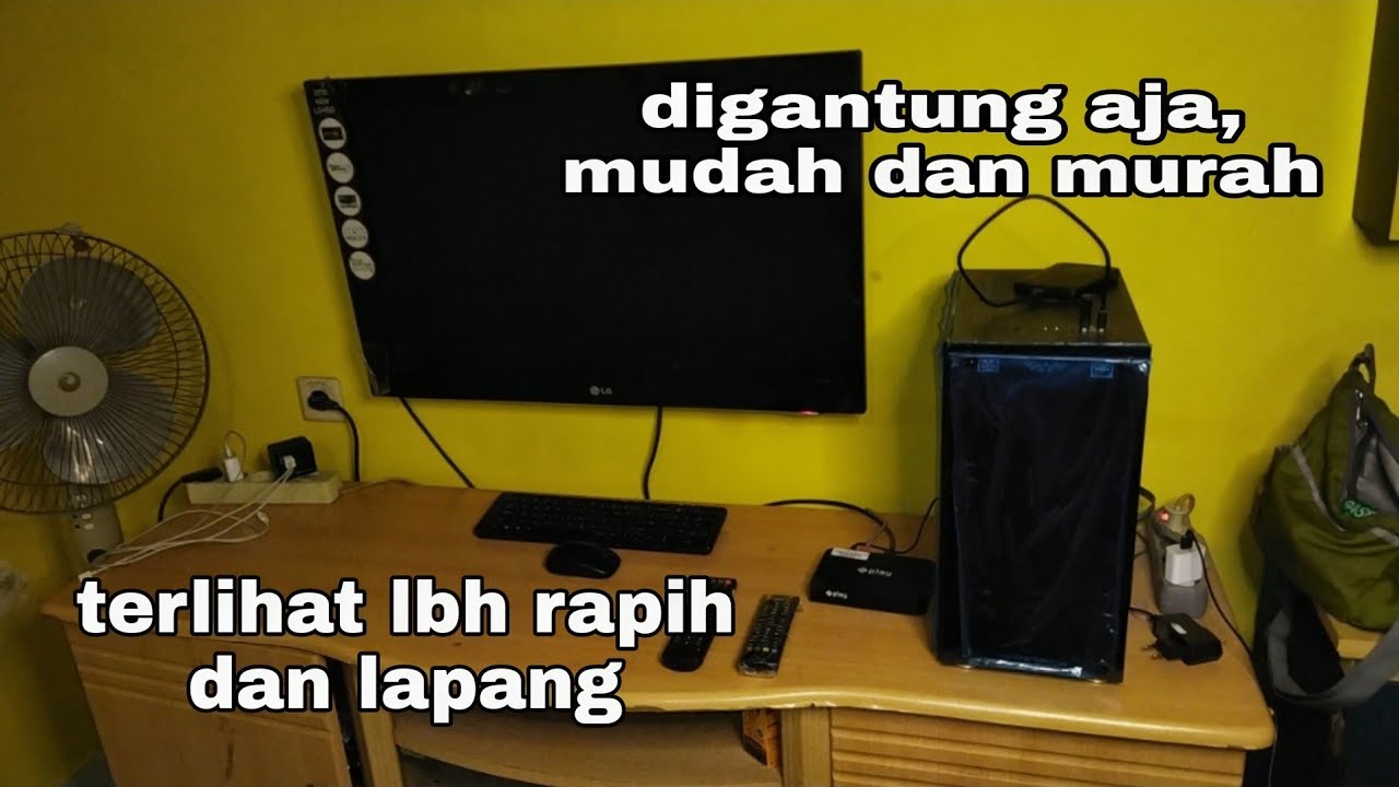 membuat bracket tv dari kayu - YouTube